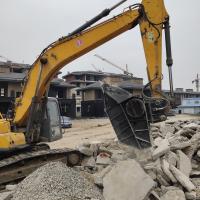 China Excavator Hydraulic Stone Jaw Crusher Bucket And Concrete Rock Crushing Bucket for sale