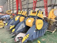 China Excavator Jaw Hydraulic Crusher Bucket With 2200mm Max Jaw Opening And 2000mm Width for sale