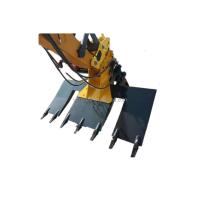 China Railroad Sleeper Excavator Grapple Bucket With 7970 Kg Operation Weight And 114L Tank Volume for sale