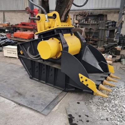 China 2200mm Max Jaw Opening Excavator Hydraulic Concrete Rock Crushing Bucket 0.75m3 Capacity for sale
