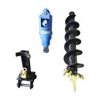 China 5-9ton Excavator Earth Auger Stainless Steel Digger Drive Auger Drilling Machine for sale