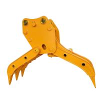 China 550 Crawler Excavator Hydraulic Grapple for Round Bale Log and Saw Easy Installation for sale
