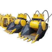 China 20t-35t Crushing Excavator Sieve Bucket For Mobile Pre Crushing And Soil Screening for sale
