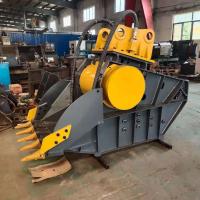 China 20t-35t Crushing Excavator Sieve Bucket For Mobile Pre Crushing And Soil Screening for sale