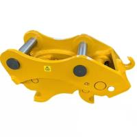 China 80-90mm Pin Diameter Excavator Hydraulic Double Locking Tilting Rotator Quick Hitch for sale