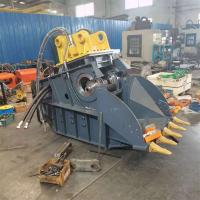 China 5-35 Ton Excavator Concrete Jaw Crusher Bucket Crush and Recycle Materials with Ease for sale
