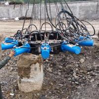 China 20-50T Excavator Suitable Concrete Hammer Breaker for ZHONGJU Foundation Pile Cutter for sale