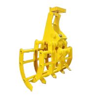 China Small Excavator Cotton Clip Hydraulic Wood Grab Tool for 4-50T Applicable Excavator for sale