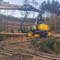 China ZHONGJU Forestry Machine Automatic Cut Timber Harvest Wood Tree Cutting Machine for sale
