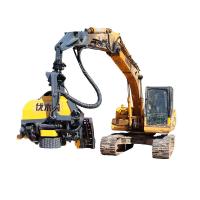 China Cutting Wood Log ZHONGJU Forest Harvester Head For 10-15 Tons Excavator Is The Best for sale