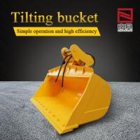 China 20 Tonne Construction Works Excavator Tilt Bucket with 48 Degree Tilt SY35C for sale