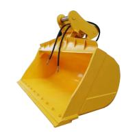 China 3.6m3 Excavator Tilt Bucket Attachment Tilt Bucket Jack Holding Valve For 1 Ton Excavator for sale