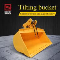 China 3.6m3 Excavator Tilt Bucket Attachment Tilt Bucket Jack Holding Valve For 1 Ton Excavator for sale