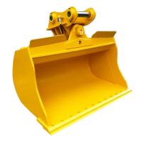 China ZHONGJU 50 Excavator Tilt Bucket 1.7 Excavator Attachment for 50 Degree Tilt and 1.7m3 Capacity for sale