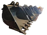 China Manufacturing Plant Excavator Buckets Attachment Drainage Digging Mud Standard Bucket for sale