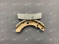 China Motor Motorcycle Brake Shoes 1110020 With Lining For TVS Apache RTR160/180 for sale