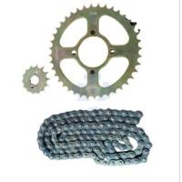 China N5322220 Steel Motorcycle 428 Chain And Sprocket Kit For TVS HLX for sale