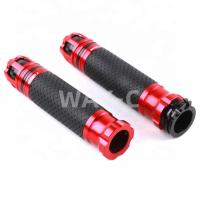 China Universal CNC Racing Bike Motorcycle Modified Parts Rubber Handlebar Grips for sale