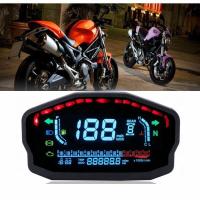 China ABS Motorcycle Universal Speedometer LCD Speedo Meter LED Speedometer Tableau for sale