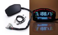 China ABS Motorcycle Universal Speedometer LCD Speedo Meter LED Speedometer Tableau for sale