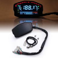 China ABS Motorcycle Universal Speedometer LCD Speedo Meter LED Speedometer Tableau for sale