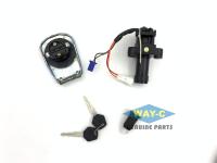 China N5150490 Alloy Motorcycle Frame Parts Main Switch Lock Set For TVS STAR HLX125 for sale