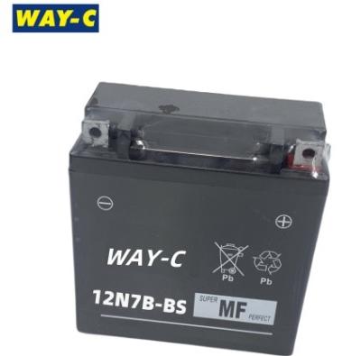 China 12V Motorcylcle Battery Moto Battery Charger 12N7B-BS for sale