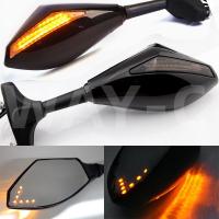 China Universal Rearview Motorcycle Side Mirror Glass LED Material for sale