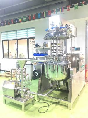 China Cosmetic Vacuum Shampoo Liquid High Shear Emulsion Homogenizing Mixer for sale