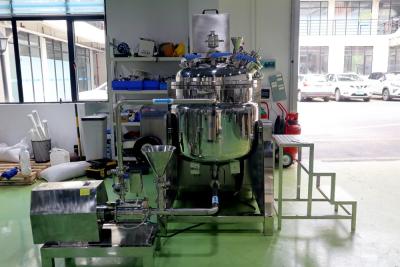 China QIHANG Chemical Mixing Equipment Body Lotion Face Gel Shower Making Machine Electric Heating for sale