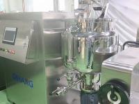 China Toothpaste Beauty Cream Cosmetic Making Machine Vacuum Emulsifier Bottom Mayonnaise Homogenizer for sale