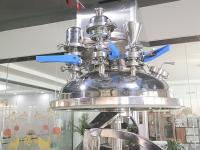 China Chemical Mixing 100-5000l Cream Homogenizer Ointment Vacuum Emulsifying Mixer Machinery for sale