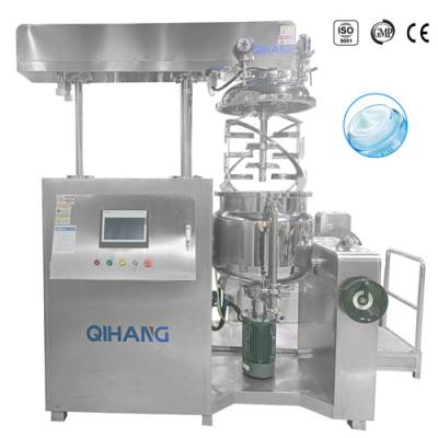 China Paste Cosmetic Double Jacketed Vacuum Emulsifying Mixing Machine for sale