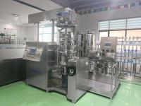 China Chemical Mixing 100-5000l Cream Homogenizer Ointment Vacuum Emulsifying Mixer Machinery for sale