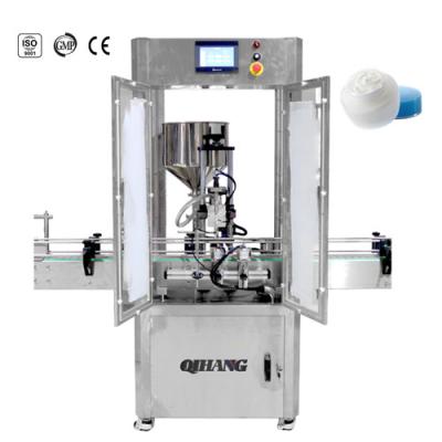 China One Nozzle Cosmetic Filling Machine Facial Cleanser Lotion Ointment Automatic Capping Line for sale