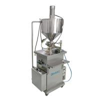 China Vertical Heating Cosmetic Filling Machine Practical Constant Temperature Cream Filling Equipment for sale