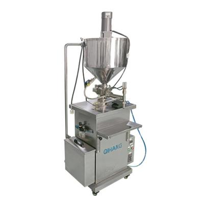 China Vertical Heating Cosmetic Filling Machine Practical Constant Temperature Cream Filling Equipment for sale