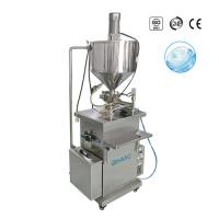 China Single One Head Liquid Sauce Food Thick Paste Filling Machine Semi Automatic For Peanut Butter for sale