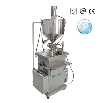 China Single One Head Liquid Sauce Food Thick Paste Filling Machine Semi Automatic For Peanut Butter for sale