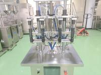 China Automatic Vacuum Perfume Filling Machine With 4 Heads Semi Auto Type for sale