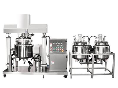 China Hydraulic Lift Cylinder Vacuum Emulsifier Homogenizer For Homogeneous Mixture for sale
