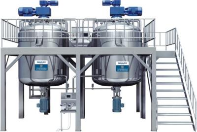 China Powerful Three Layer Cosmetic Mixing Machine Tank Short Production Period for sale