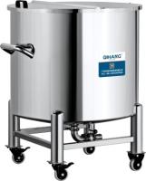 China 50L - 20000L Cream Storage Tank Stainless Steel Material 1 Year Warranty for sale