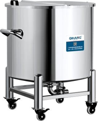 China 50L - 20000L Cream Storage Tank Stainless Steel Material 1 Year Warranty for sale