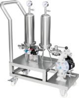 China high quality removable dual stage filter Perfume filter purification equipment for sale