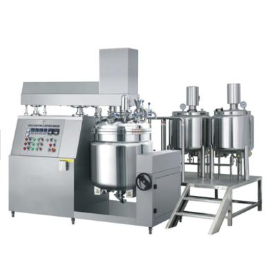 China Vacuum Lower Homogenizer Emulsifying Machine 50 - 1000L Working Volume for sale