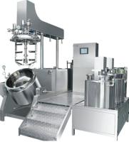 China CE Cosmetic Manufacturing Machinery PLC Control System SS316 Emulsification Machine for sale