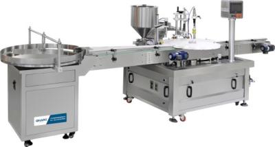 China Automatic Cosmetic Cream Rotary Filling Machine Lotion Bottle Filling Machine for sale
