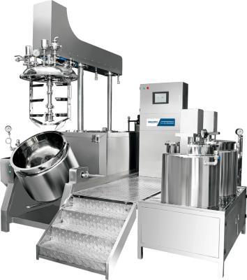 China Equipment Used In The Manufacture Of Emulsions Milk / Cosmetic Manufacturing 1000L Emulsifying Machine for sale