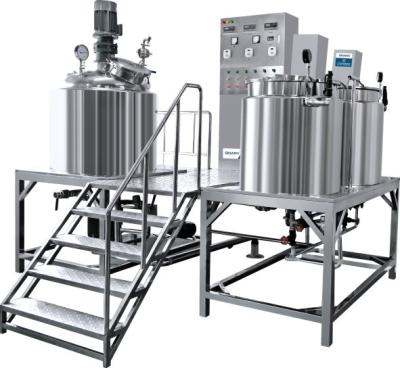 China Equipment Used In The Manufacture Of Emulsions Fixed Pot Bottom Circulation Emulsifying Machine for sale